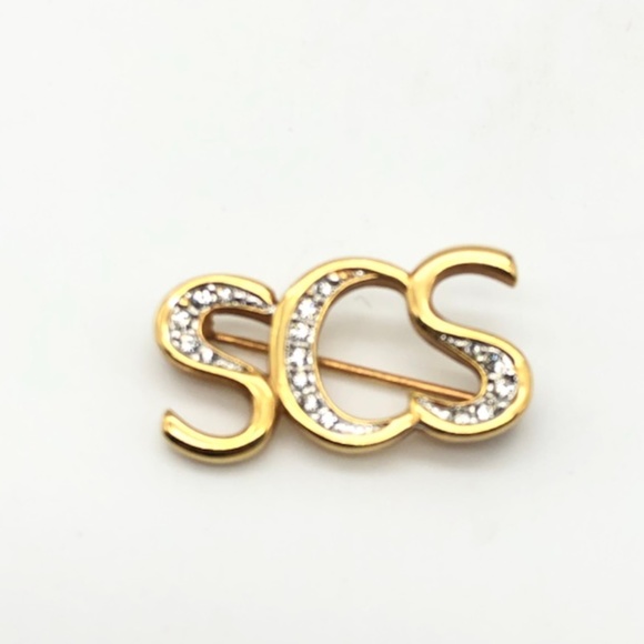 Swarovski | Jewelry | Swarovski Crystal Vintage Lapel Pin | Poshmark